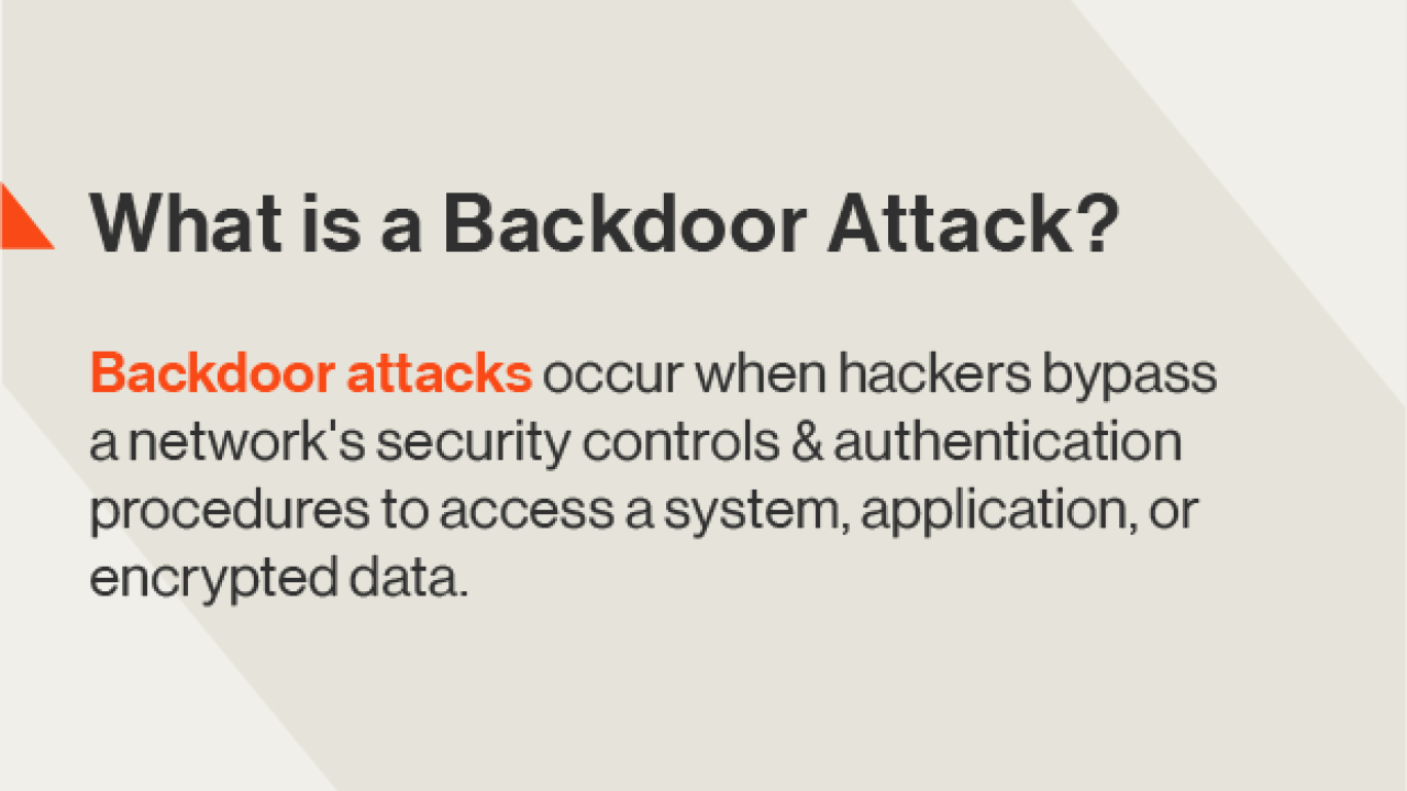 What are Backdoor Attacks? How to Defend & Prevent Them